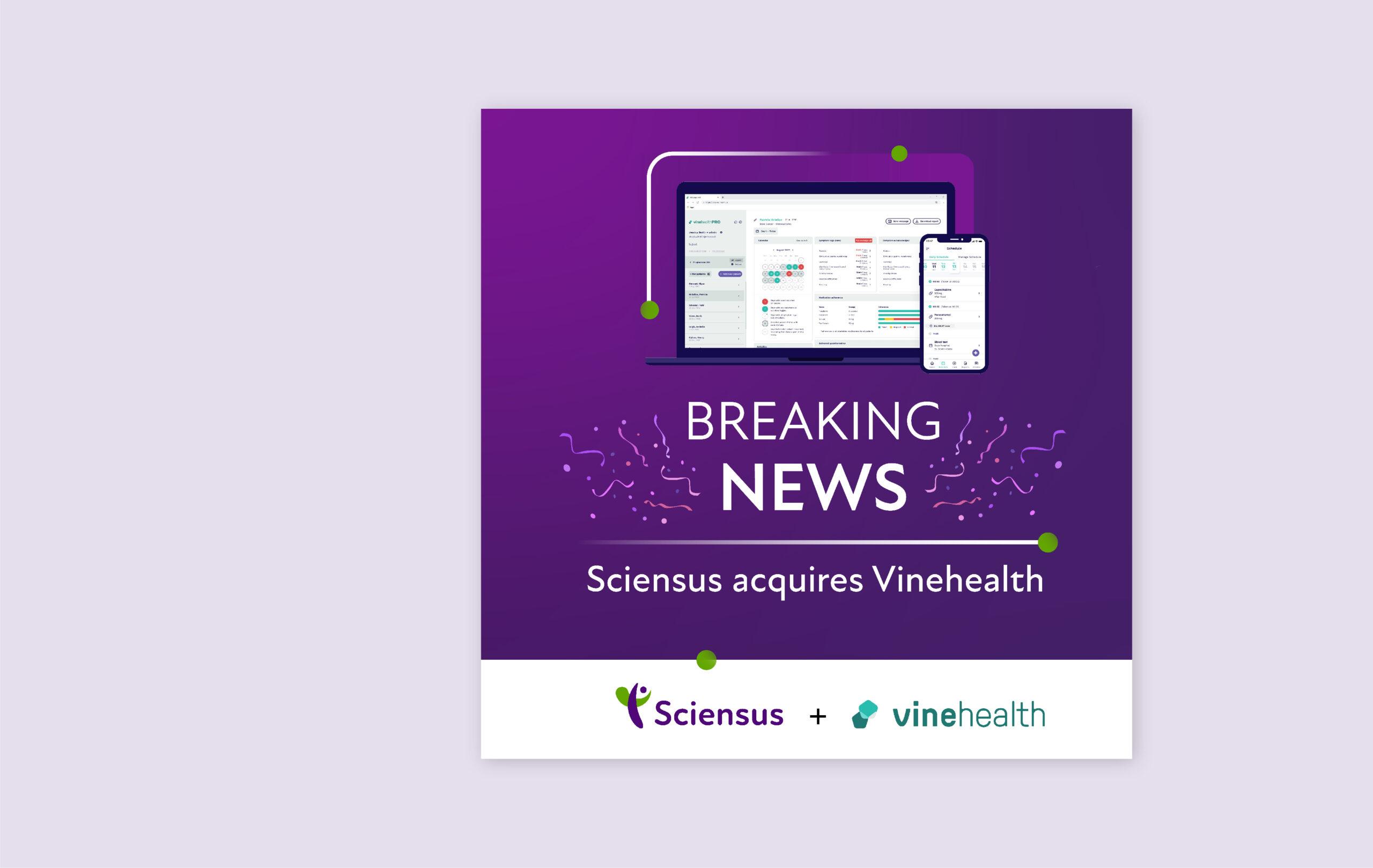 Sciensus acquires Vinehealth | Sciensus