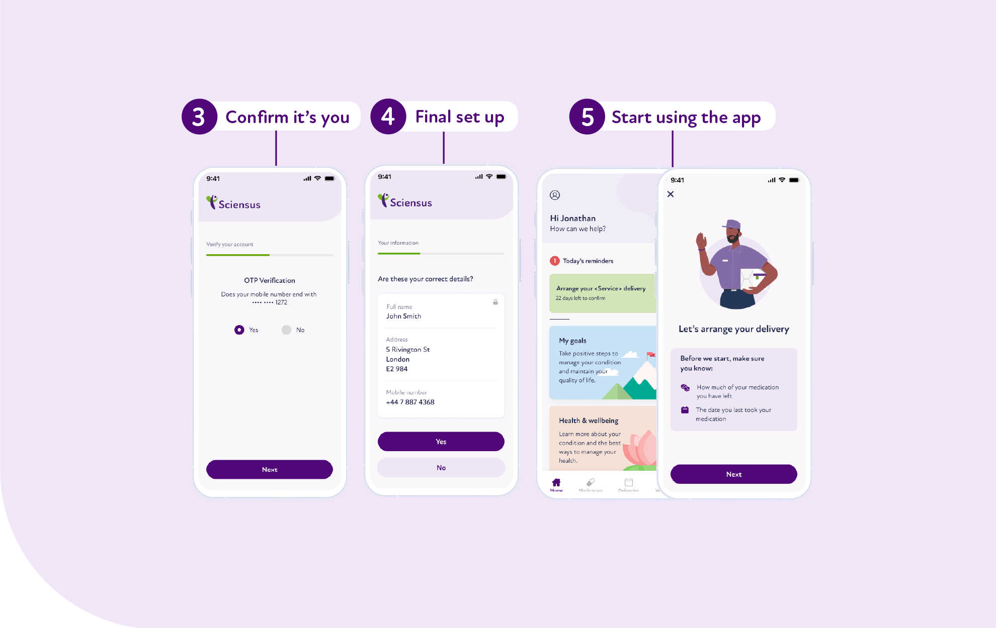 Sciensus Intouch app for Patients | Sciensus
