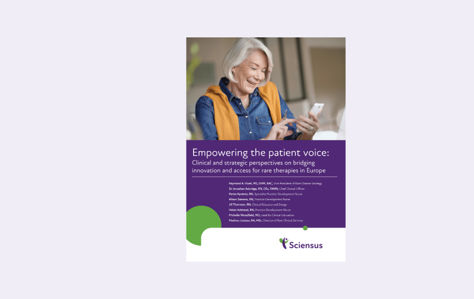 Empowering the patient voice - Sciensus