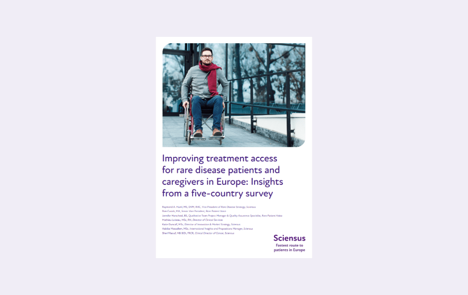 Improving treatment access for rare disease patients in Europe | Sciensus